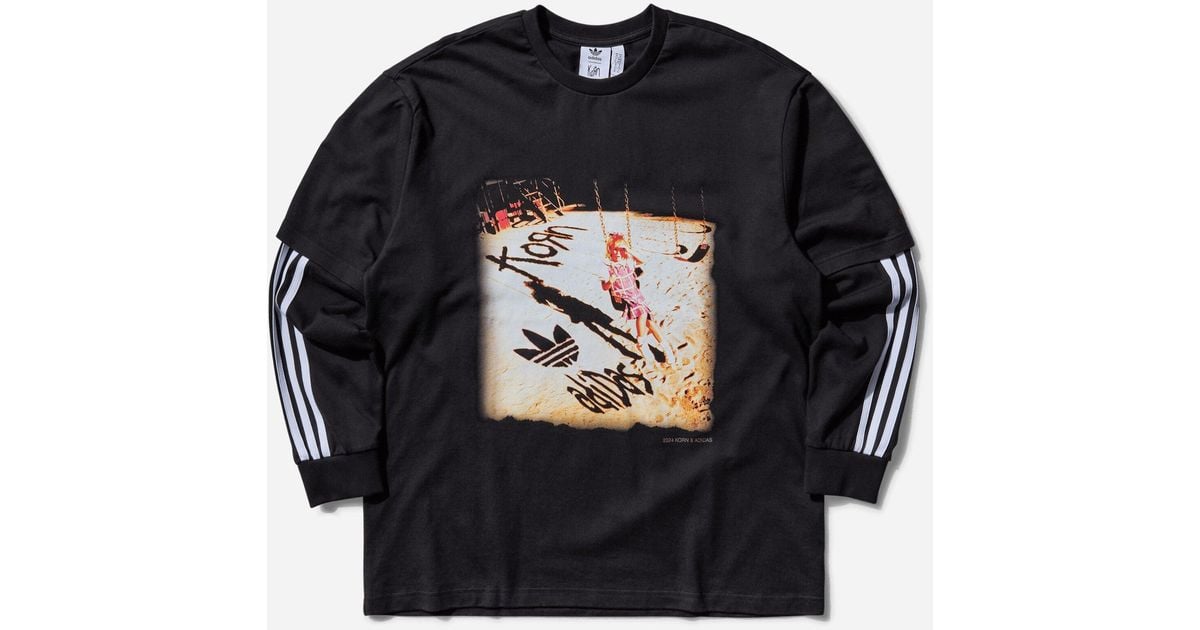 adidas Men S Korn Longsleeve T-shirt in Black for Men | Lyst UK adidas Men S Korn Longsleeve T-shirt in Black for Men | Lyst UK