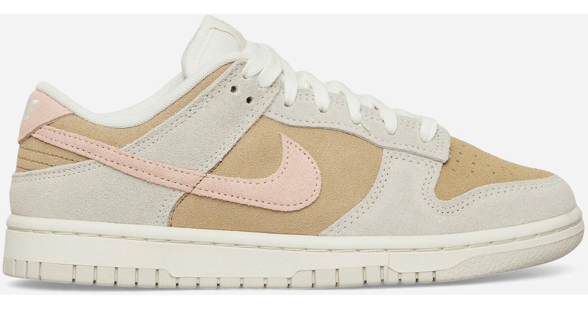 Nike S Dunk Low Sneakers Phantom Parachute Washed Coral in White | Lyst