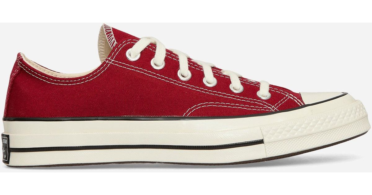 Converse Chuck 70 Low Sneakers Park in Red for Men | Lyst