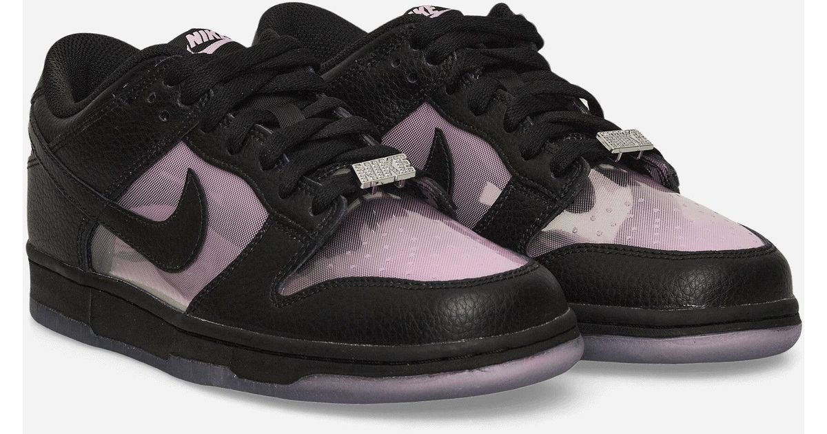 Nike Dunk Low Retro Sneakers Black / Rise for Men | Lyst