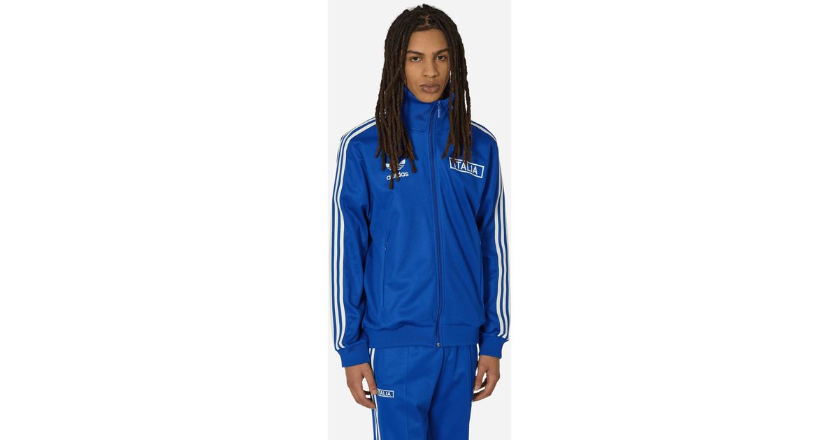 adidas Italy Beckenbauer Track Top Royal in Blue for Men | Lyst UK