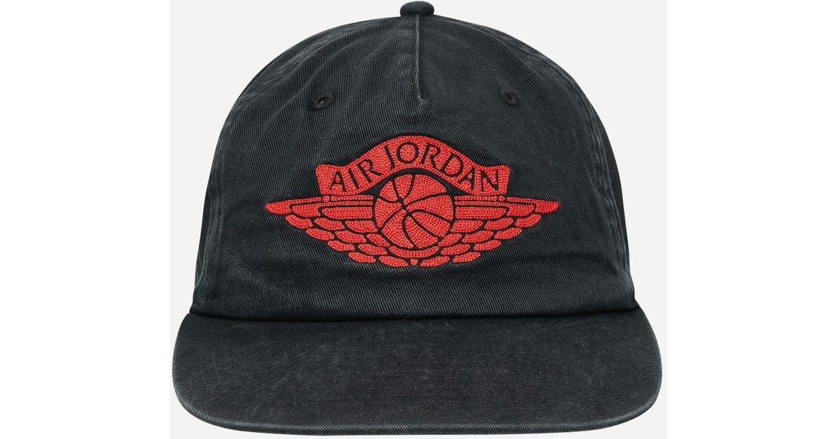 Nike Jordan Pro Rare Air Unstructured Hat Black in White for Men | Lyst