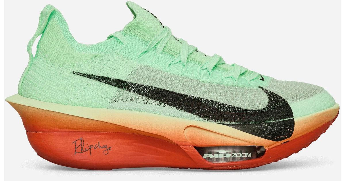 Nike Air Zoom Alphafly Next% 3 Eliud Kipchoge Sneakers Vapor in Green ...