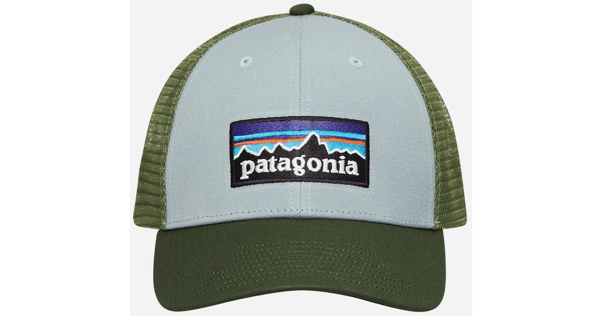 Patagonia P-6 Logo Lopro Trucker Hat Thermal in Green for Men | Lyst