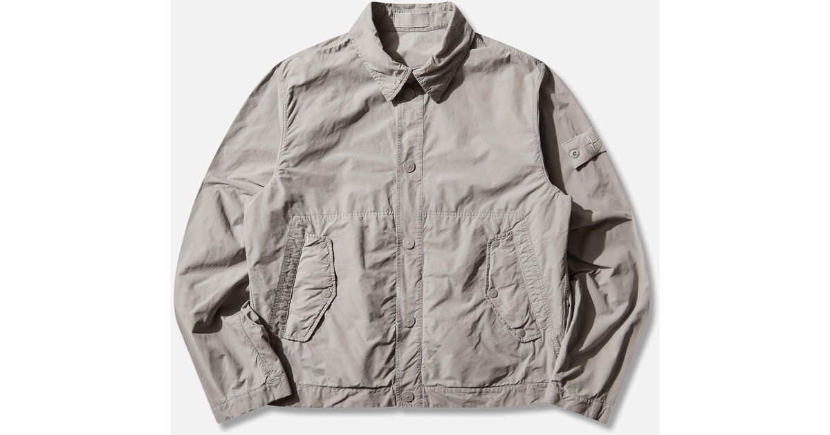 Stone Island Men S Ghost David Light-tc_s.i. Jacket Dust in Grey for ...