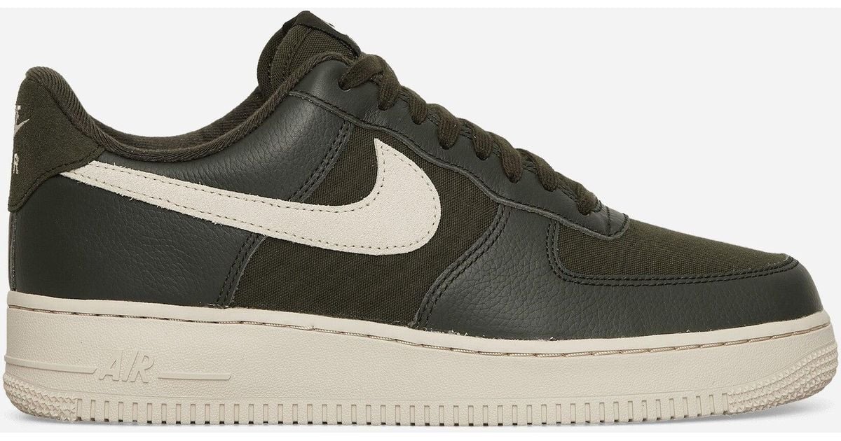 Nike Air Force 1 '07 Suede-trimmed Full-grain Leather And Canvas ...
