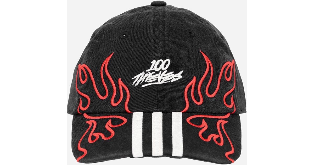 adidas 100 Thieves Cap in White for Men | Lyst UK