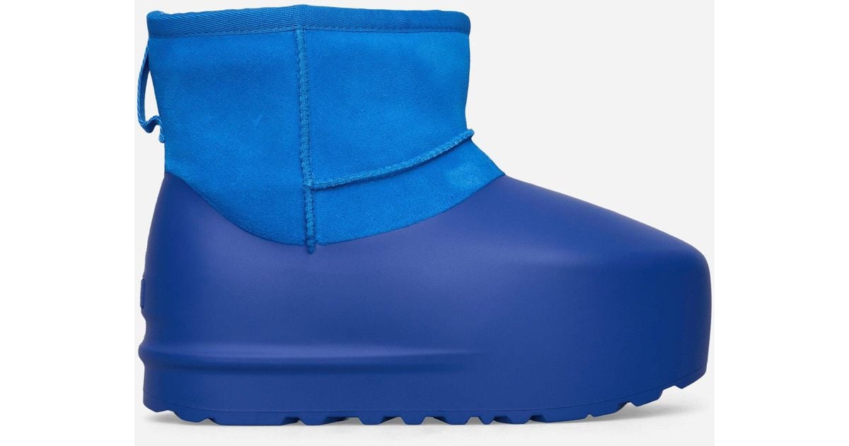UGG S Classic Mini Pumped Molded Boots Big Sky in Blue | Lyst