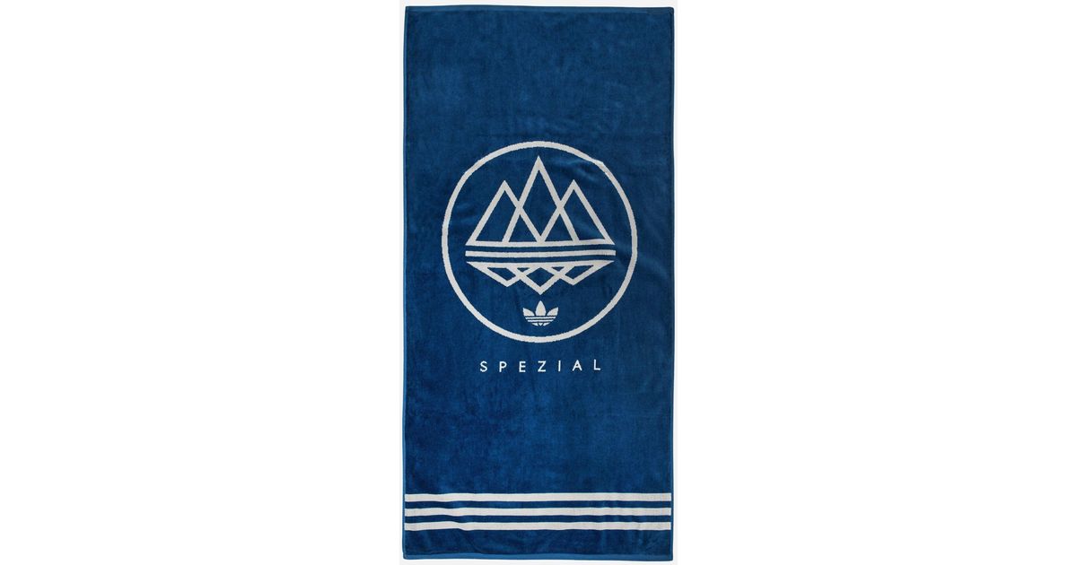 adidas Spzl Mod Trefoil Towel Core Blue for Men | Lyst