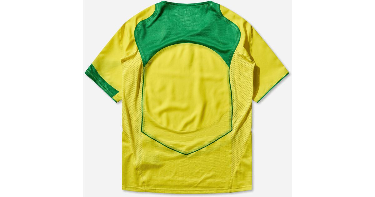 Nike Men S Brazil 2004 Total 90 Reissue Jersey Opti / Apple Green in ...
