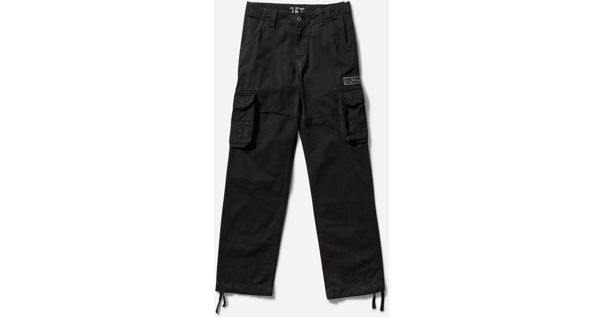 Alpha Industries Men S Jet Pants in Black for Men | Lyst