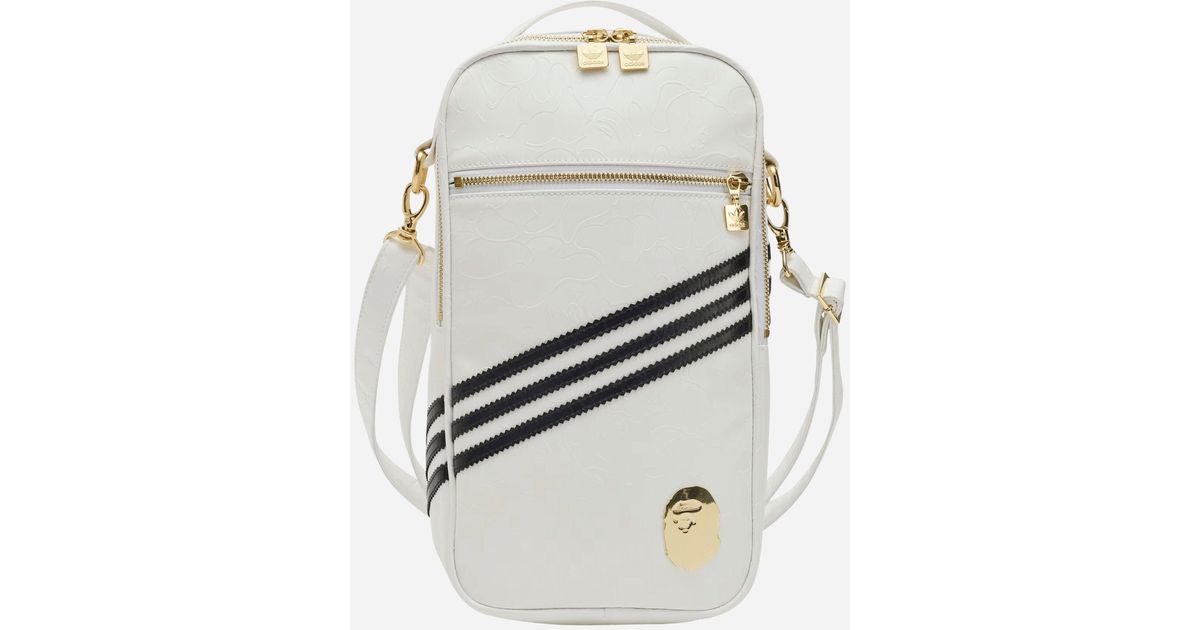 adidas Bape Bag in White for Men | Lyst