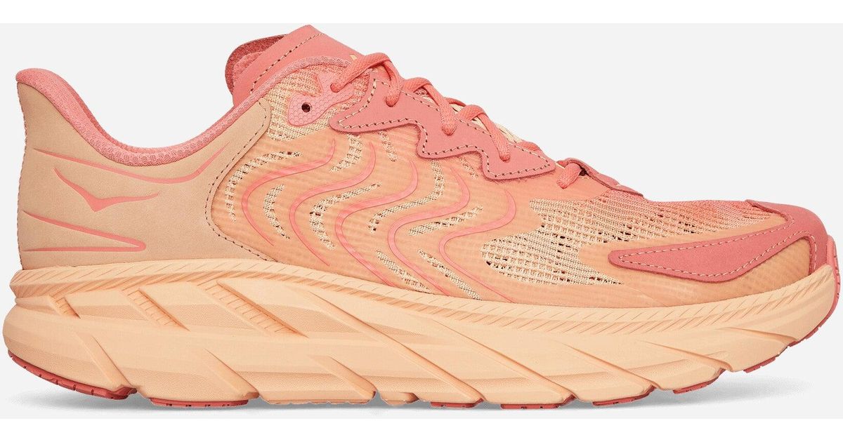 Hoka One One Vibrant Bloom Clifton Ls Sneakers Cantaloupe Electric ...