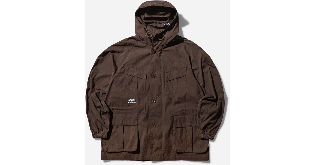 Umbro S Masked Field Jacket Dark in Brown for Men | Lyst