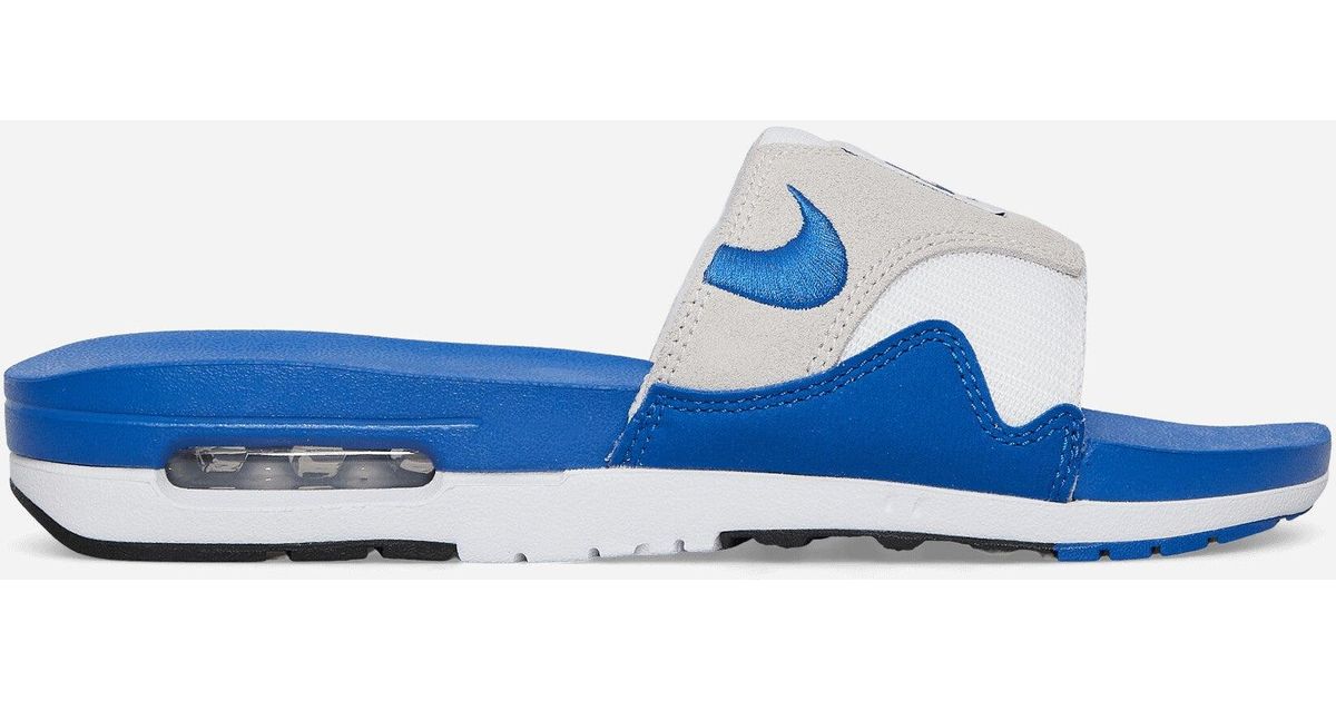 Nike Air Max 1 Slides Royal in Blue for Men | Lyst