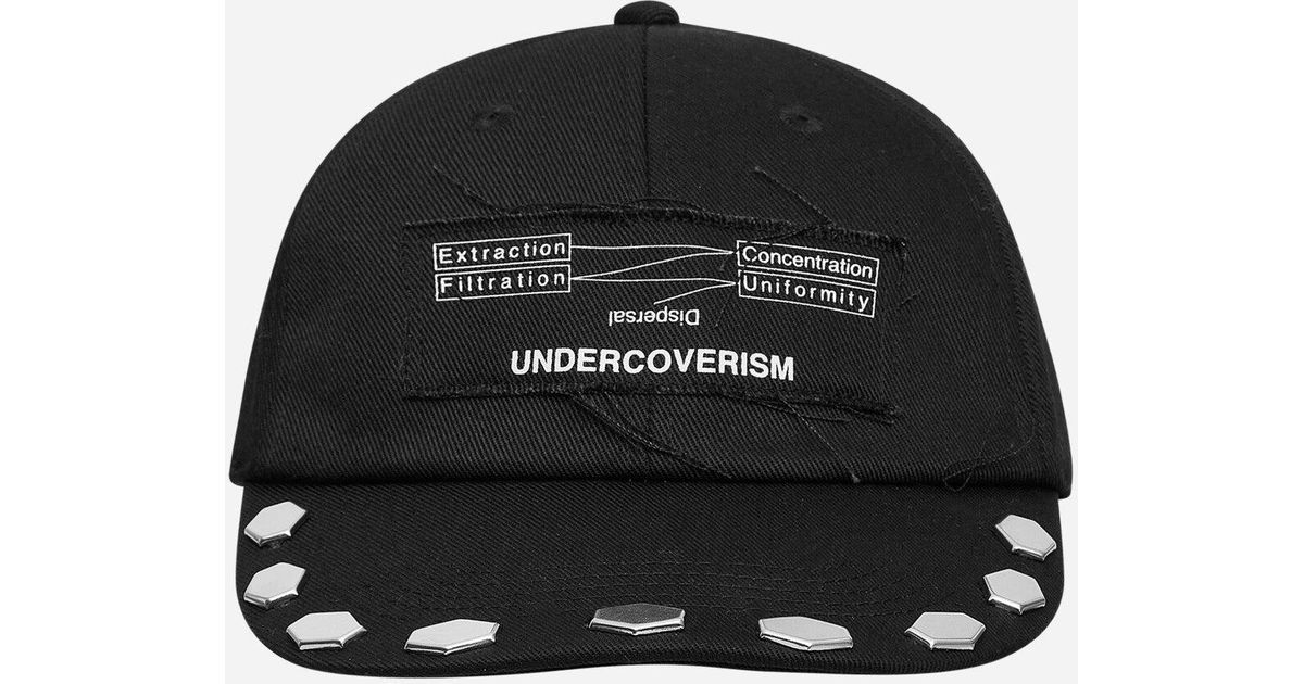 Undercover Studs Cap in Black for Men | Lyst