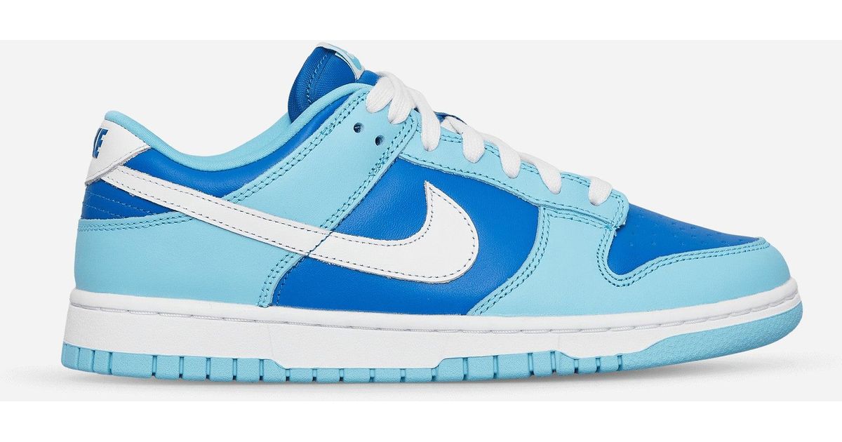 Nike Dunk Low Retro Sneakers Argon in Blue for Men | Lyst