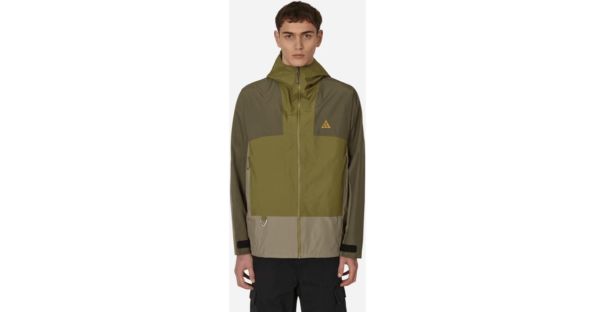 Nike Acg Storm-fit Adv Cascade Rains Jacket Green for Men | Lyst UK