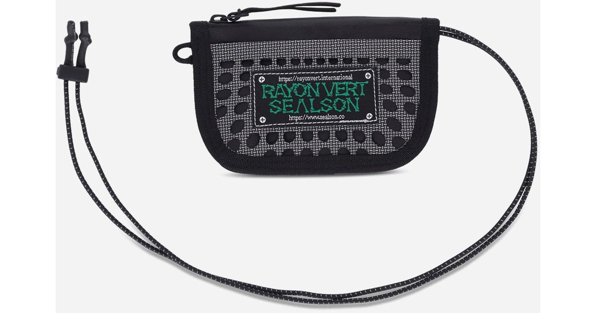Rayon Vert W3W Mesh Wallet in Metallic for Men | Lyst UK