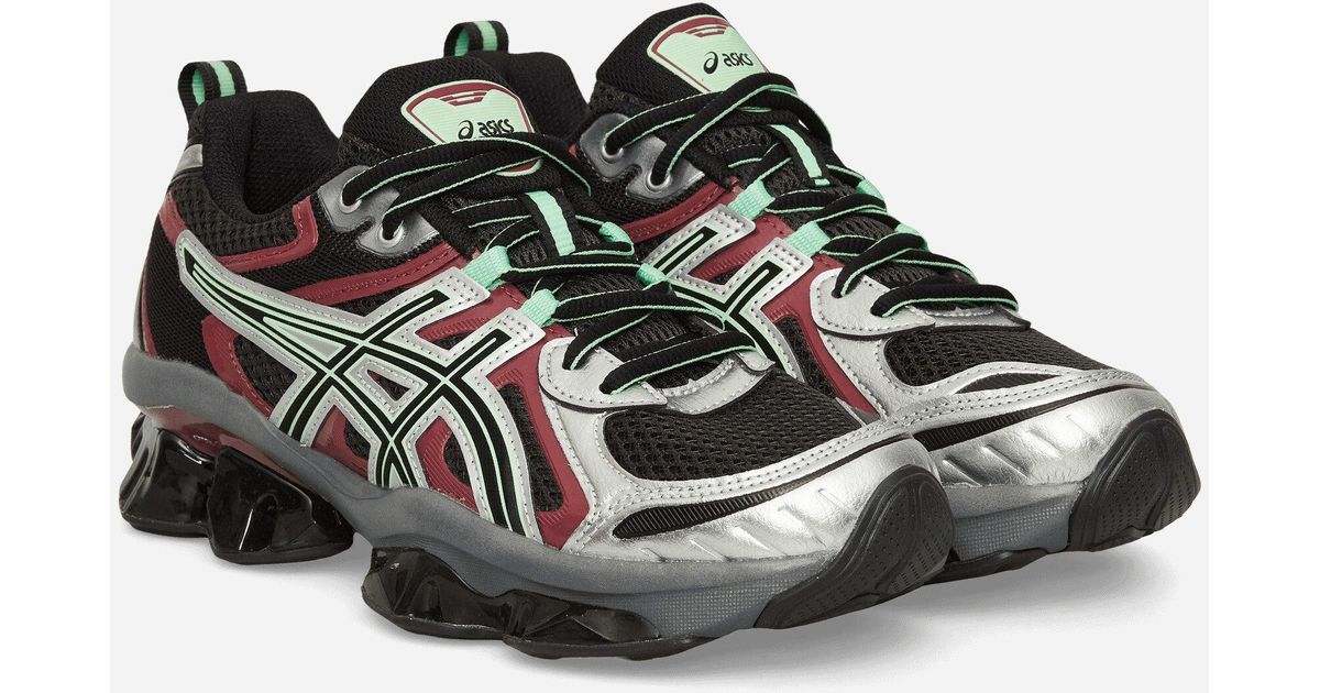 Asics Gel-quantum Kinetic Sneakers Graphite Grey / Brisket Red in Black ...