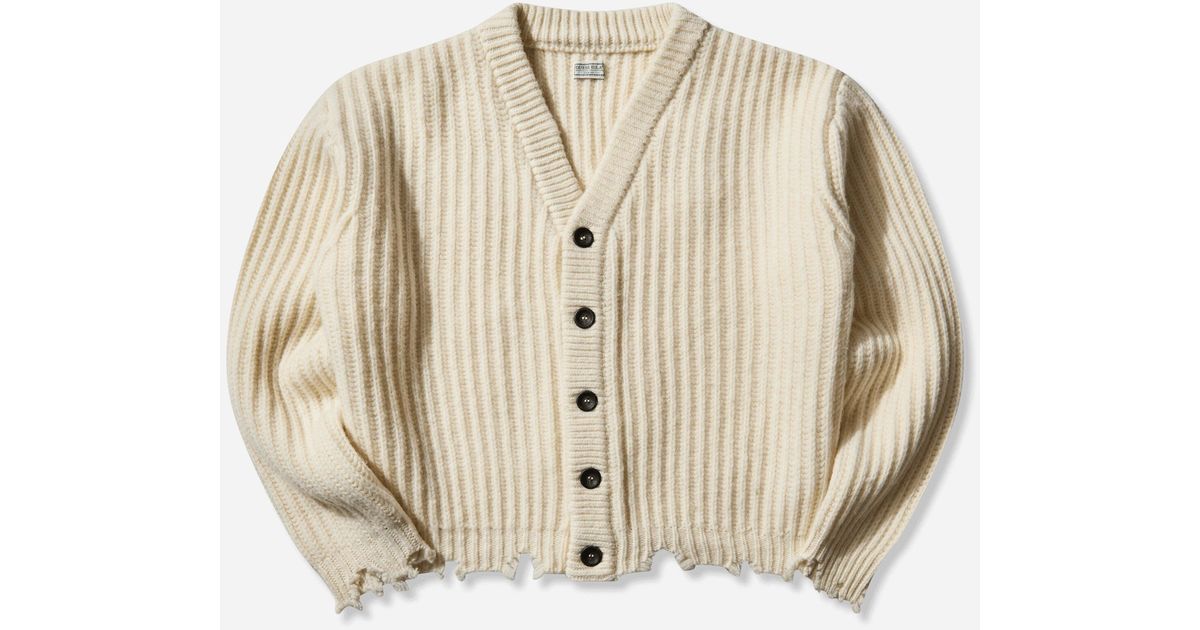Guess Women S Frayed Cardigan Warm Milk in Natural | Lyst UK