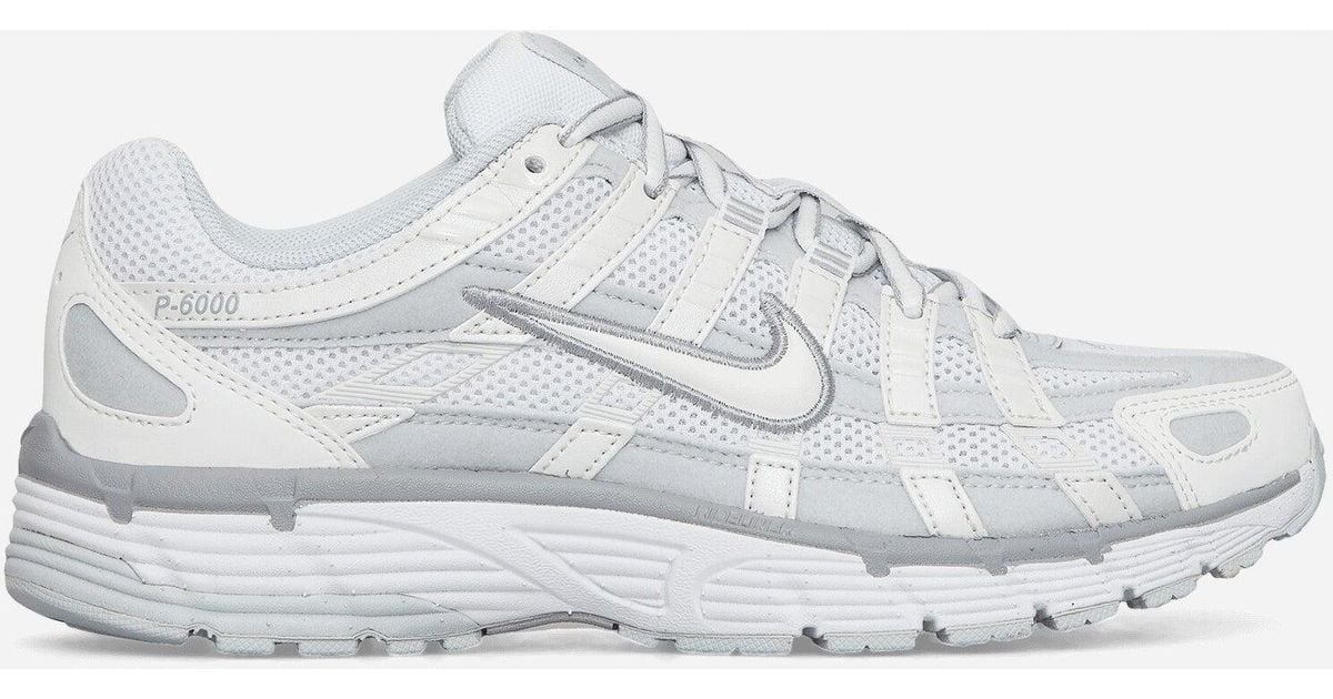 Nike Wmns P-6000 Sneakers Metallic Summit / Wolf in White | Lyst UK