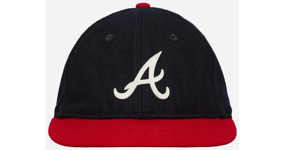 KTZ Atlanta Braves Heritage Series Retro Crown 9Fifty Strapback Cap in ...
