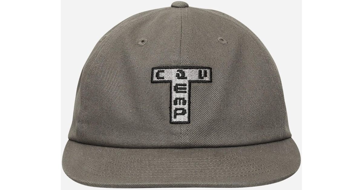 Cav Empt T Cav Emp Cap Charcoal in Gray for Men | Lyst