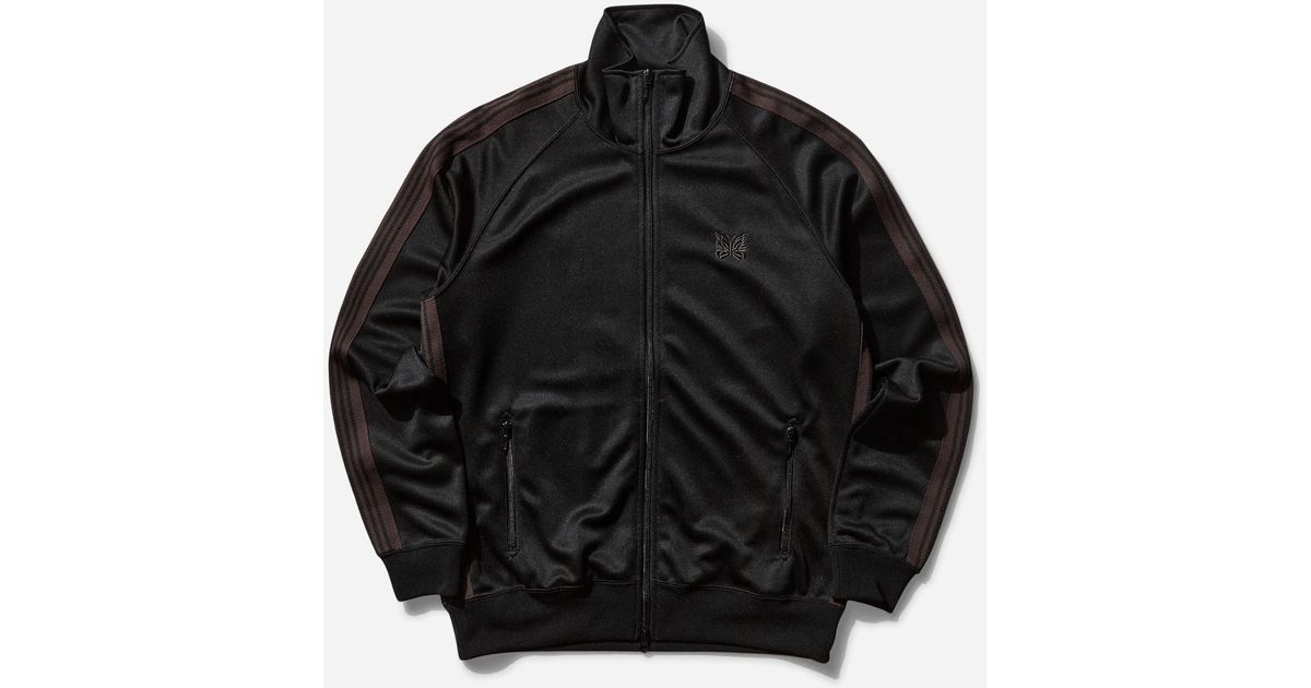 Needles Men S Poly Smooth Track Jacket in Black for Men | Lyst