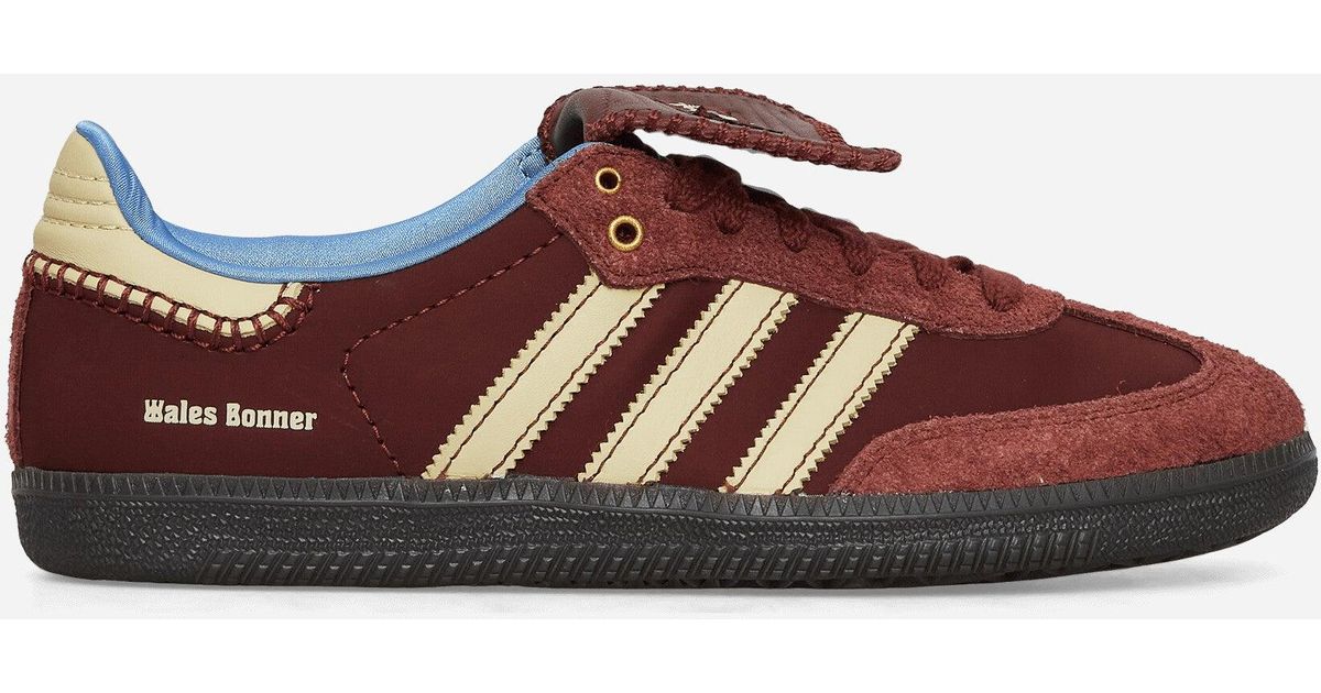 adidas Wales Bonner Samba Nylon Sneakers Fox Sandy in Brown for Men | Lyst