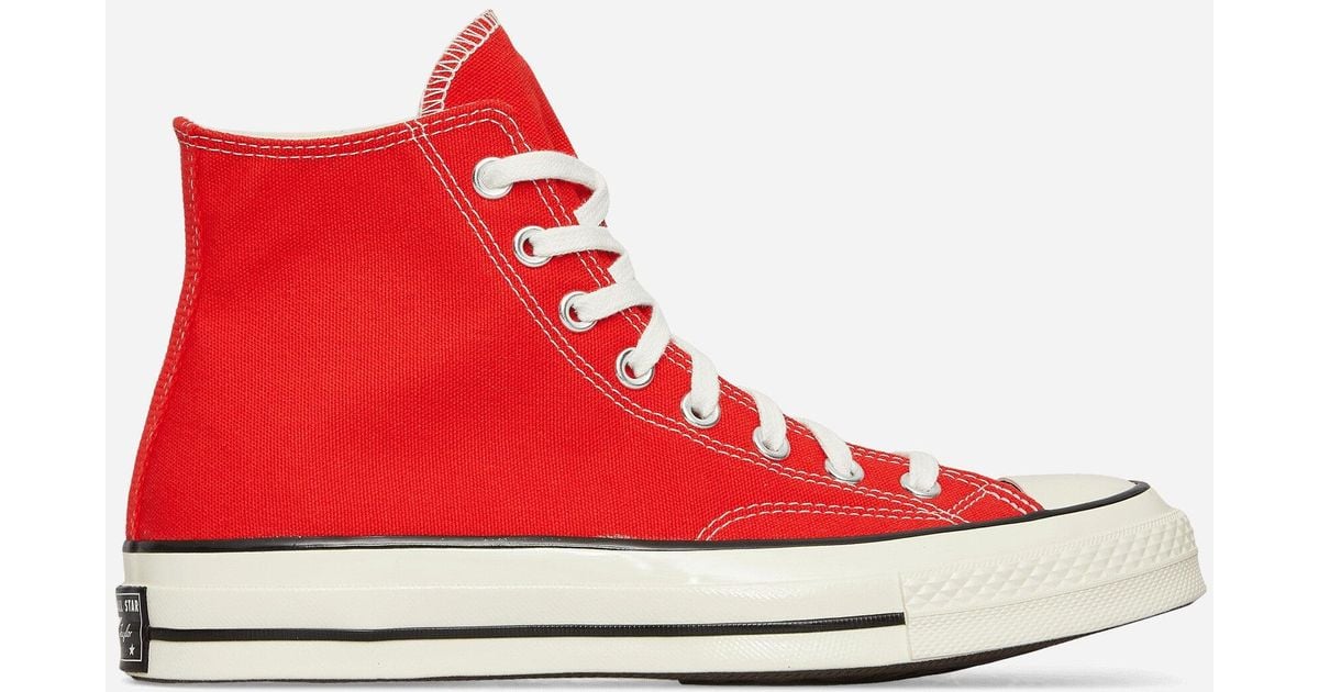 Converse Chuck 70 Hi Vintage Canvas Sneakers Fever Dream in Red for Men ...
