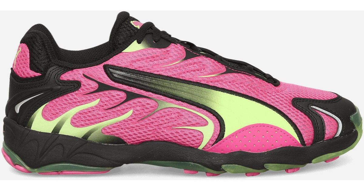 PUMA Inhale Sneakers Fluro Pink Pes / Green Glare for Men | Lyst UK