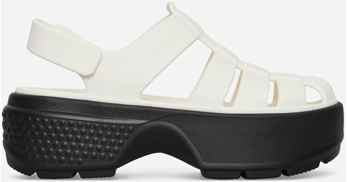 Crocs™ Stomp Fisherman Sandals Chalk in White for Men | Lyst