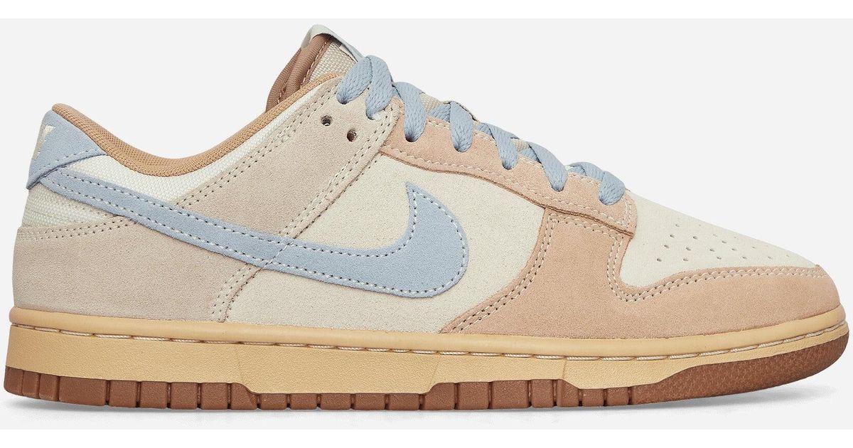 Nike Dunk Low Sneakers Coconut Milk / Light Armory Blue in White for ...