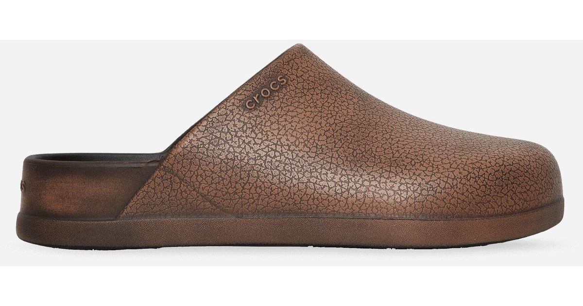 Crocs™ Dylan Burnished Clogs Mocha in Brown for Men | Lyst