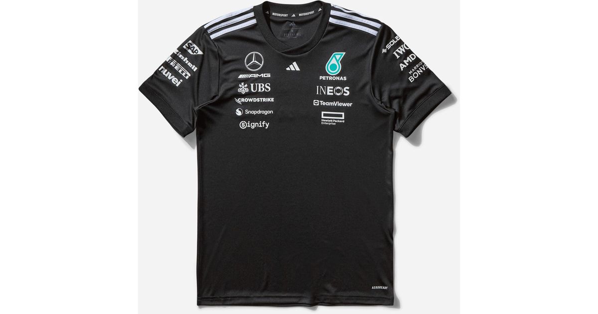adidas Mercedes-Amg Petronas Formula One Team Driver Jersey in Black ...