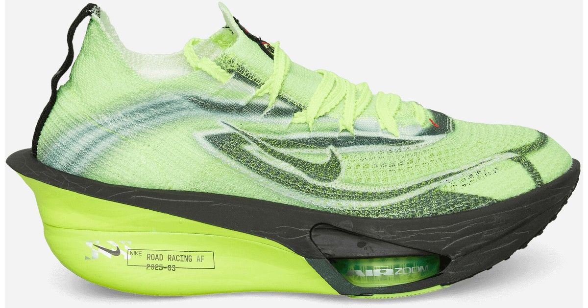 Nike Alphafly 3 Road Racing Sneakers Volt in Green for Men | Lyst