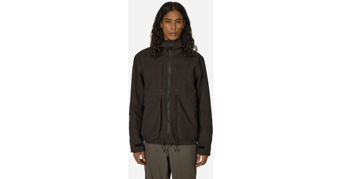 GR10K Hoodie Skeleton Shell Dark Soil in Black for Men | Lyst