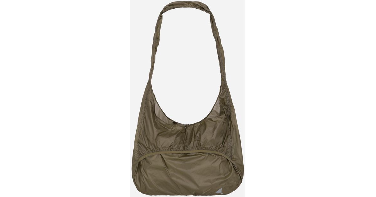 Roa Packable Knot Bag Taupe in Gray for Men | Lyst