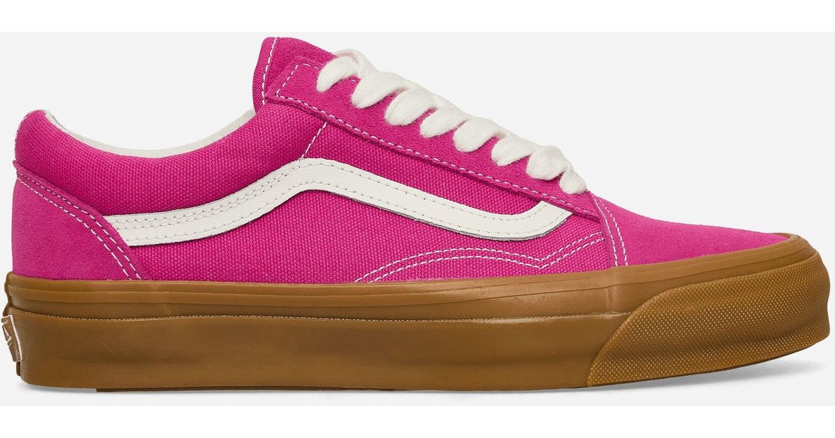 Vans Premium Old Skool Gum Sneakers Raspberry Rose in Pink for Men | Lyst