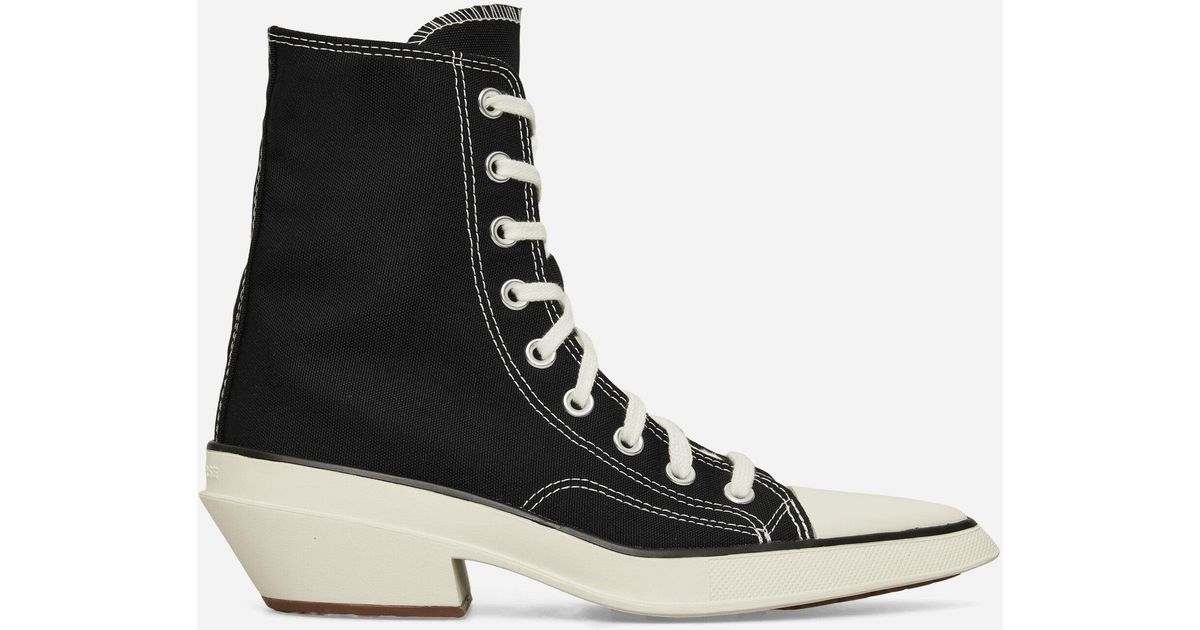 Converse S Chuck 70 De Luxe Pointed Sneakers in Black | Lyst