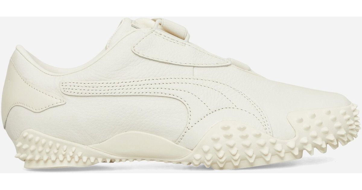 PUMA Mostro Leather Sneakers Frosted Ivory in White for Men | Lyst
