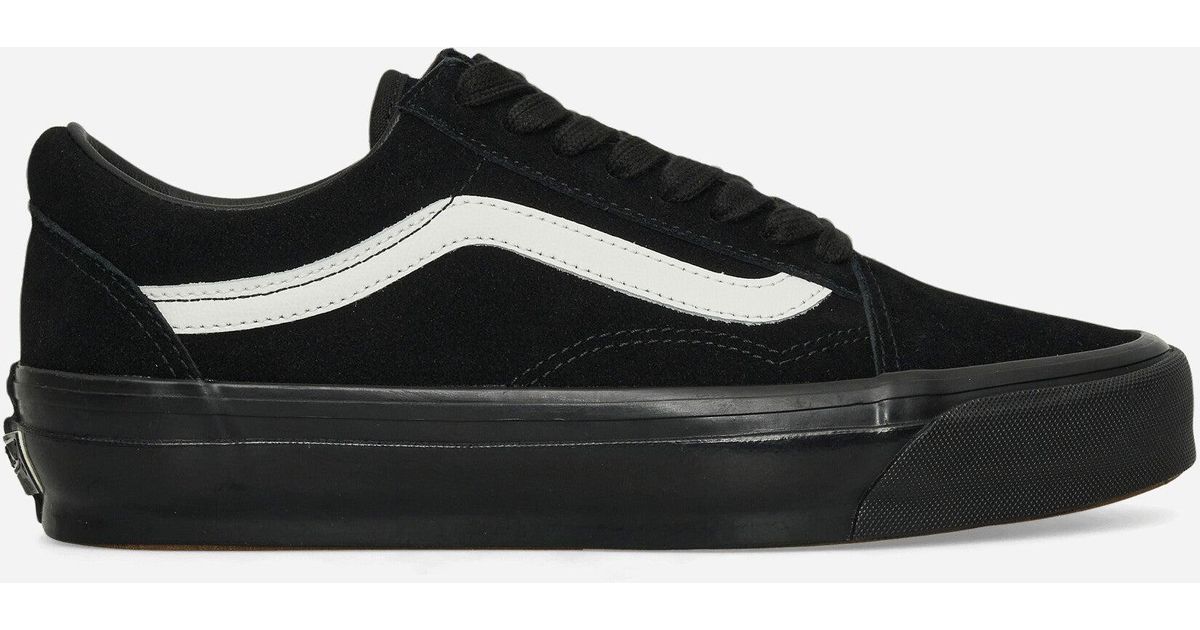 Vans Premium Old Skool Suede Sneakers Black for Men | Lyst