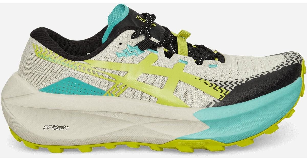 Asics Trabuco Max 5 Sneakers Light Dust / Cacti in Green for Men | Lyst UK