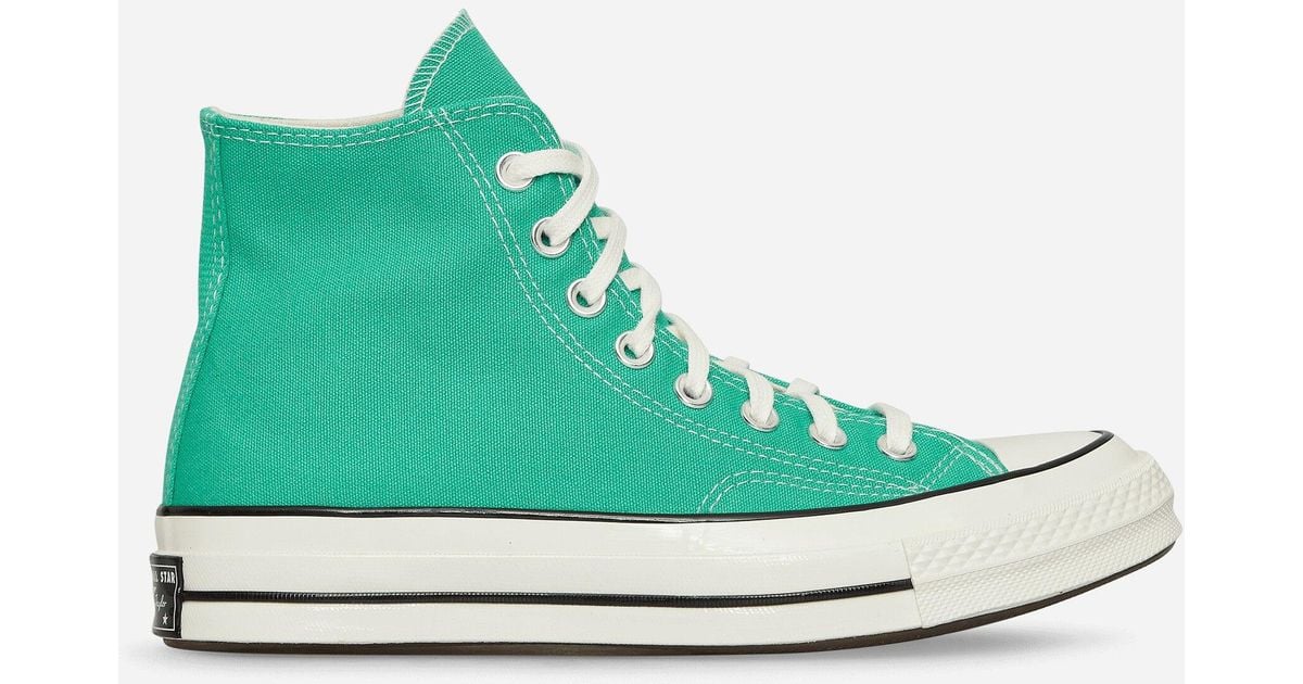 Converse Chuck 70 Hi Vintage Canvas Sneakers Apex in Green for Men | Lyst