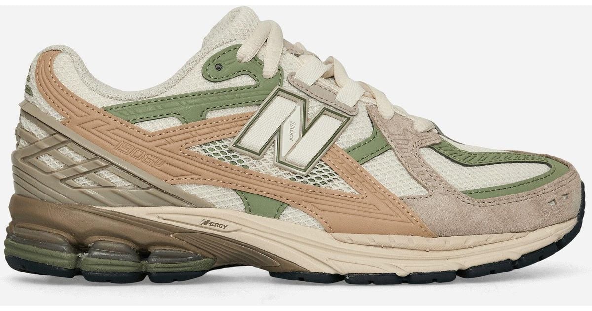 New Balance 1906 Utility Sneakers Linen Dark Olivine in White for Men ...