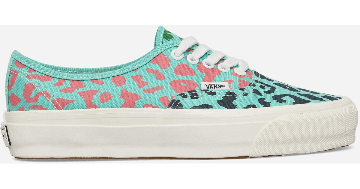 Vans Premium Authentic 44 Cheetah Sneakers Pool Blue for Men | Lyst