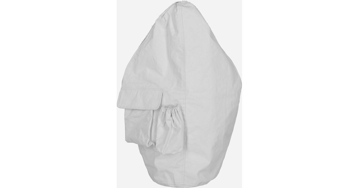 Our Legacy Tech Drip Bag Concrete in White for Men | Lyst