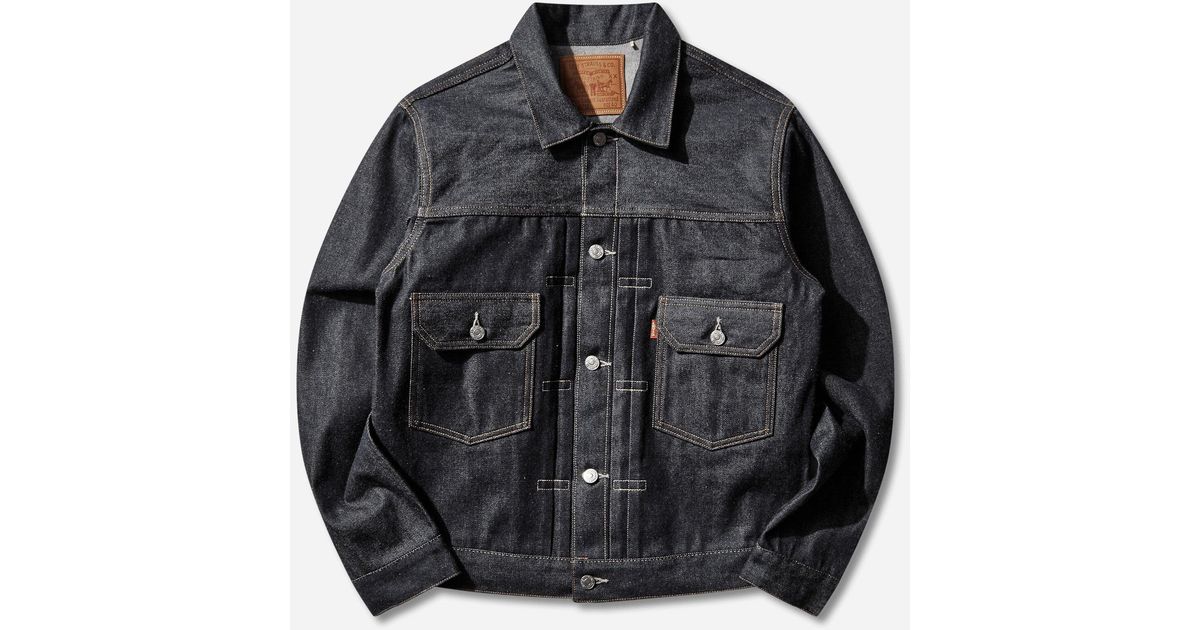 Levi's 1953 Type Ii Jacket Dark in Black for Men | Lyst UK