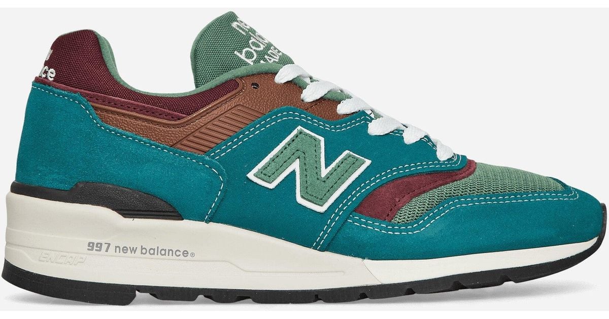 New Balance Made In Usa 997 Sneakers Vintage Teal / Jade in Green for Men | Lyst